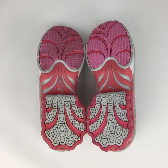 Puma | Shoes | Puma Cell Pink And Cream Slipon Gym Shoes | Poshmark